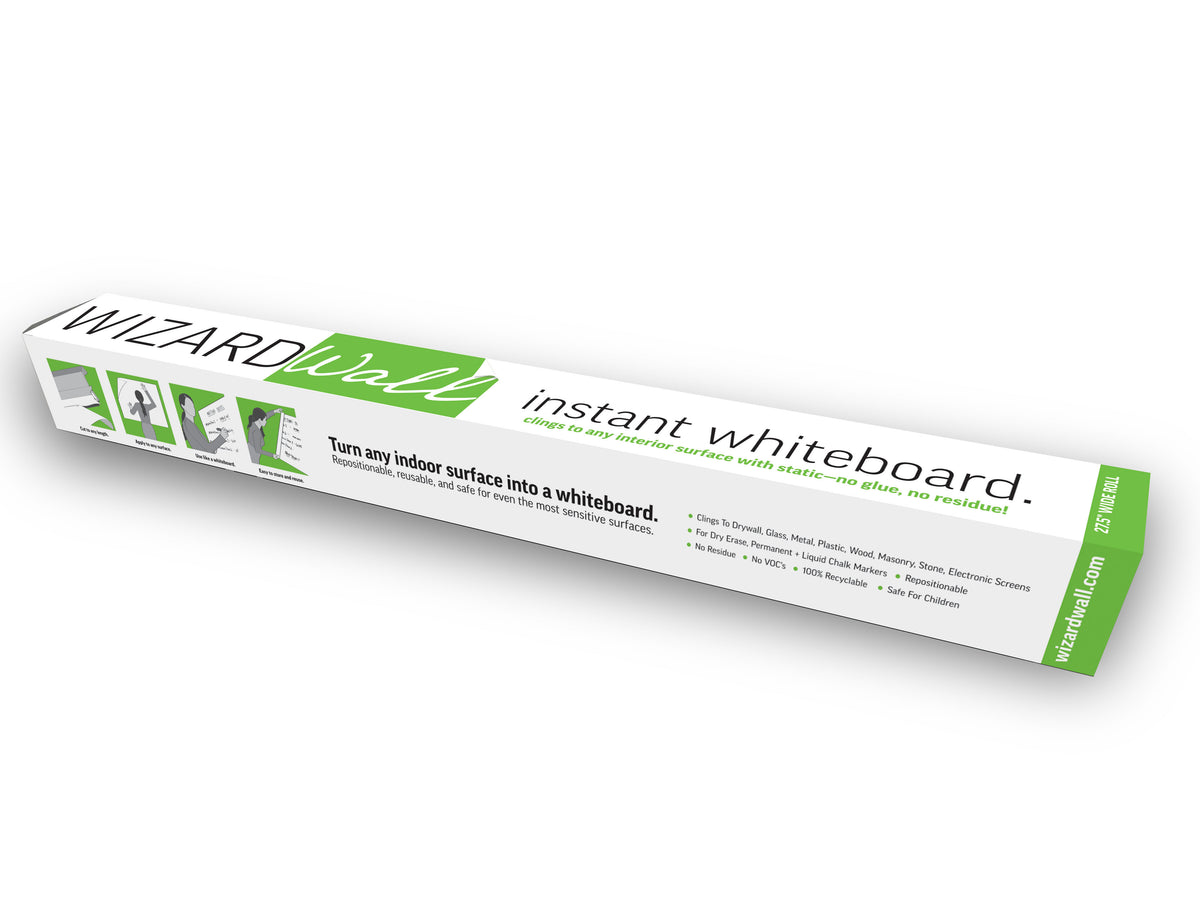 WIZARD WALL® Instant Whiteboard - 27.5" wide & up to 40' long – Wizard ...